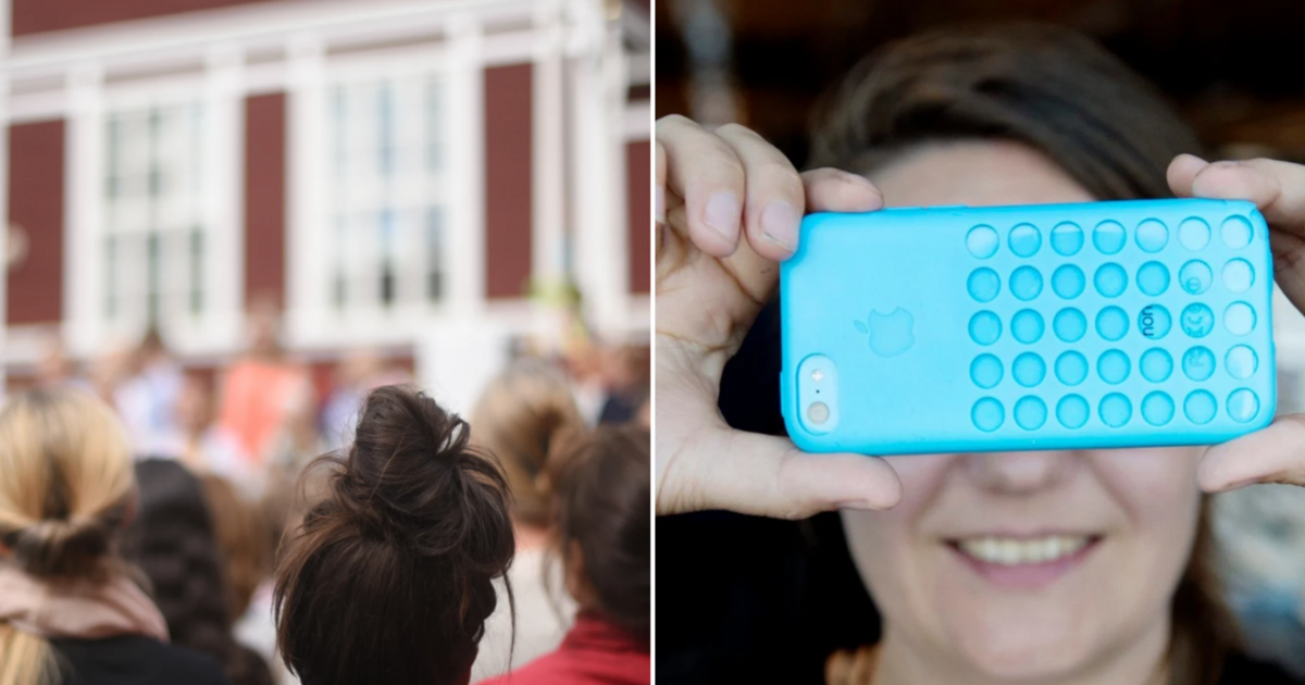 Barn med skyddad identitet fotades på skolavslutning • Mamman ...