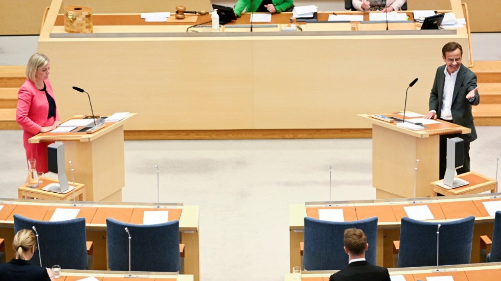 DN/Ipsos: Tre mandat skiljer mellan blocken