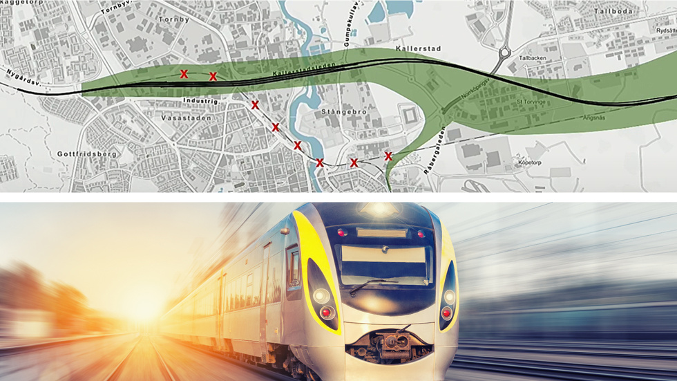INSÄNDARE: Haveriet är fullbordat – 1,5 km till Linköpings nya tågstation