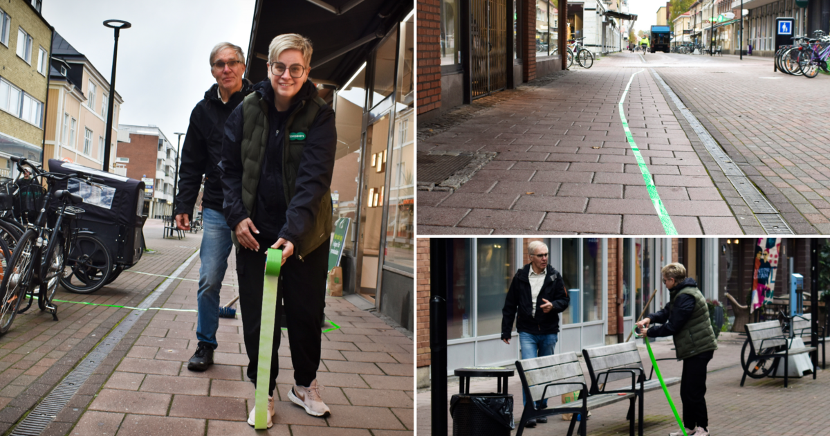 Förklaringen: Därför löper en grön linje genom centrum