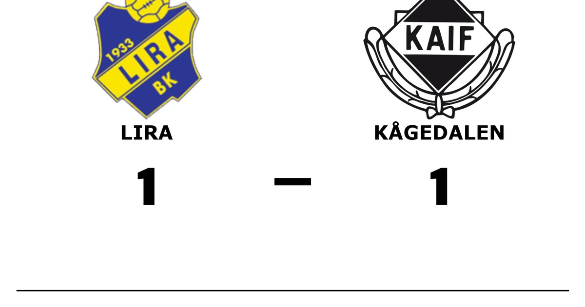 Halvtidsledning blev bara en poäng för Kågedalen