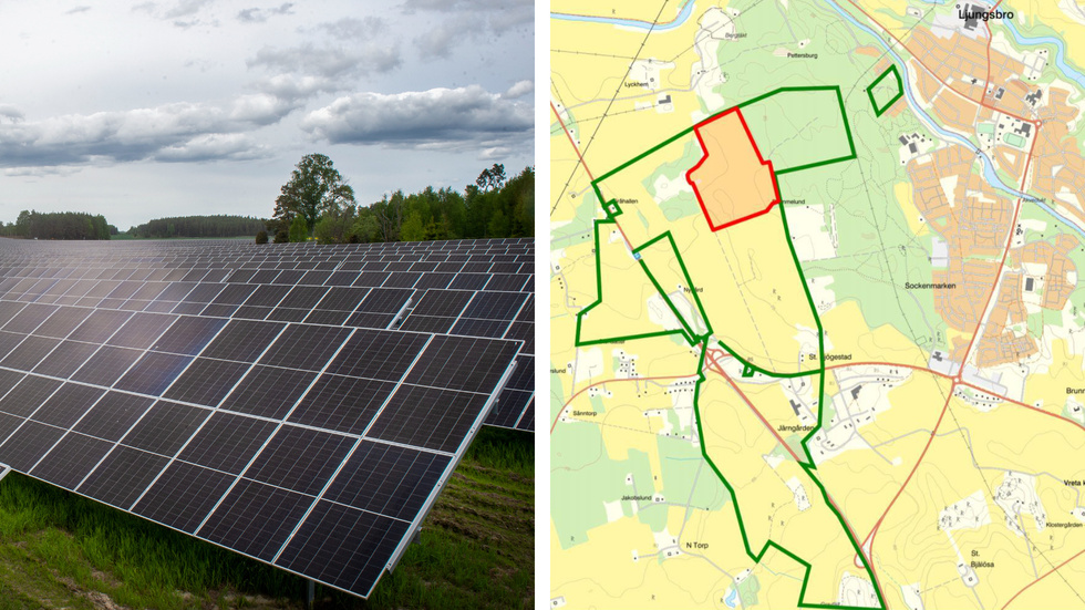Bygget av Sveriges största solcellspark stoppas – granne klagade