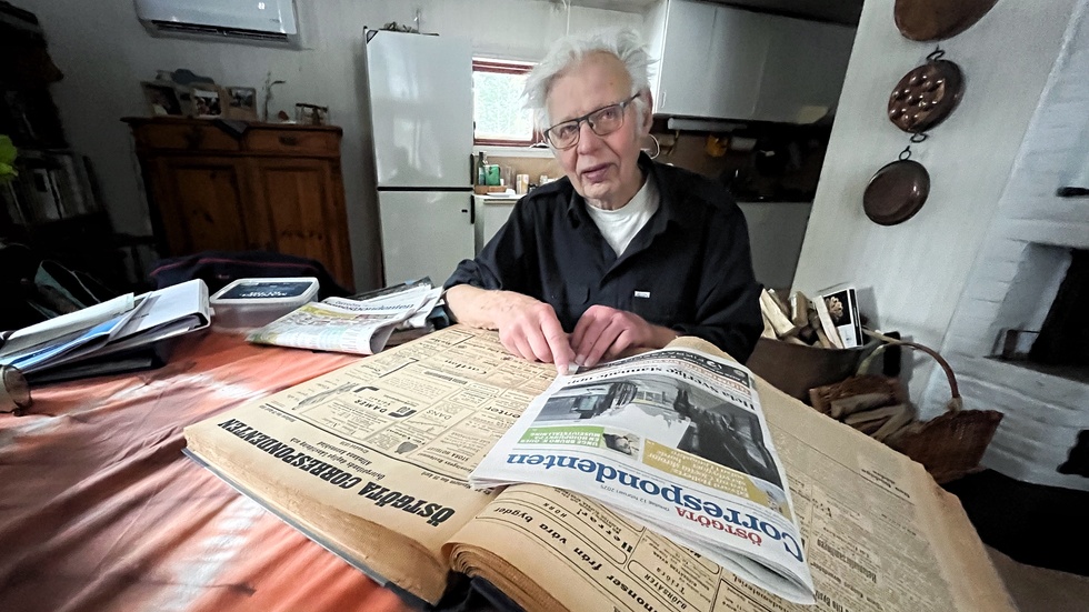 Stigs rekord: Har läst Corren nästan varje dag – i 90 år