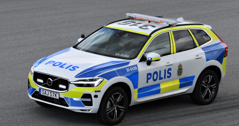 Nya generationens polisbilar testkörs på Uppsala gator