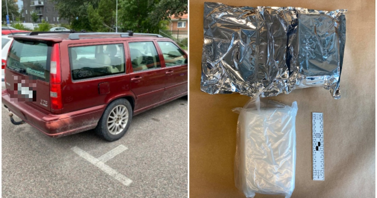 Man gömde ett kilo knark – i farmors bil