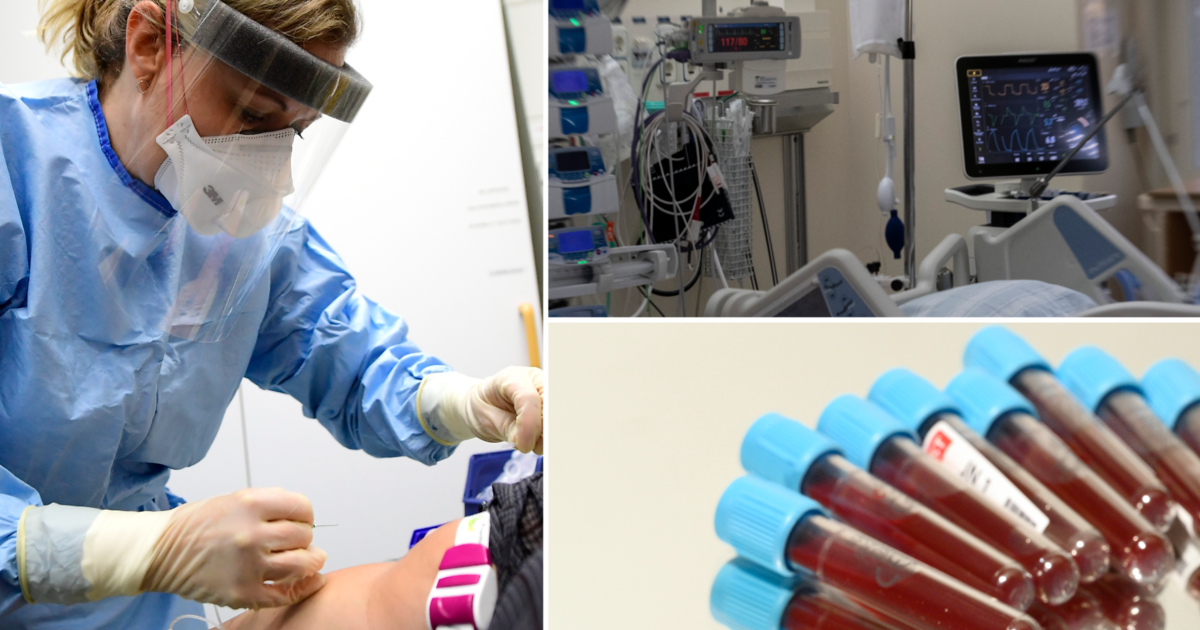 ICU horror: Infected blood spurts into paramedic's eyes and mouth